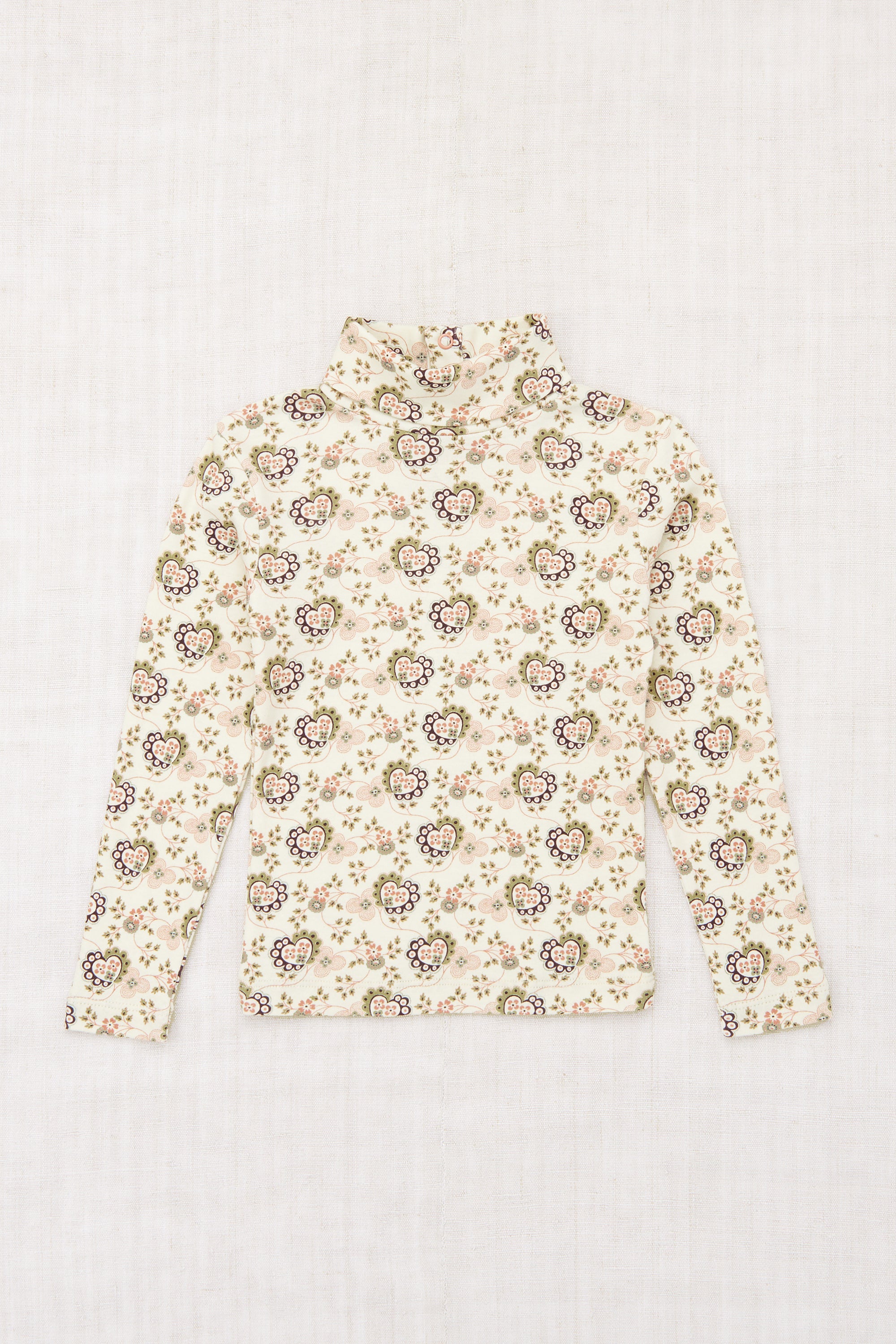 Turtleneck Sugar Calico Hearts